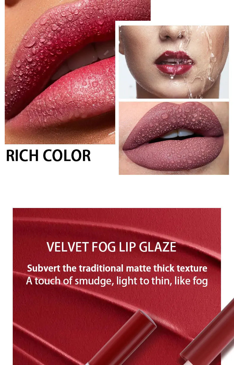 6 Color Matte Lip Gloss Liquid Lipstick – karylona